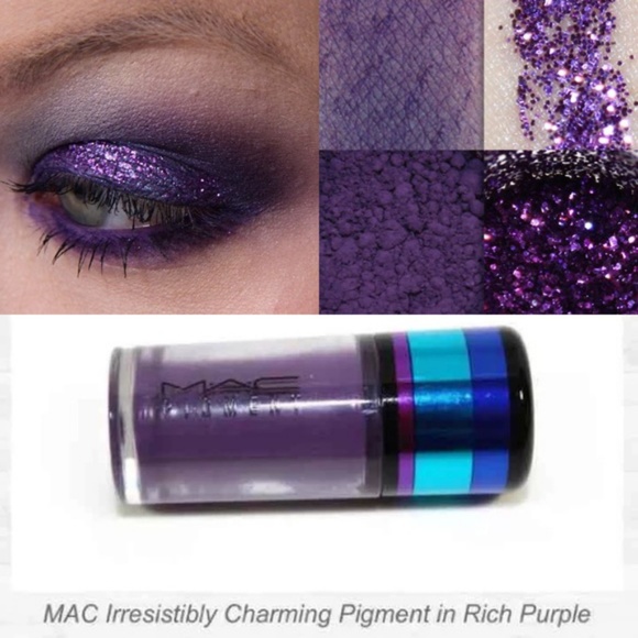 MAC Cosmetics | Makeup | Rich Purple Mac Discontinued Mini Pigment Nwt ...